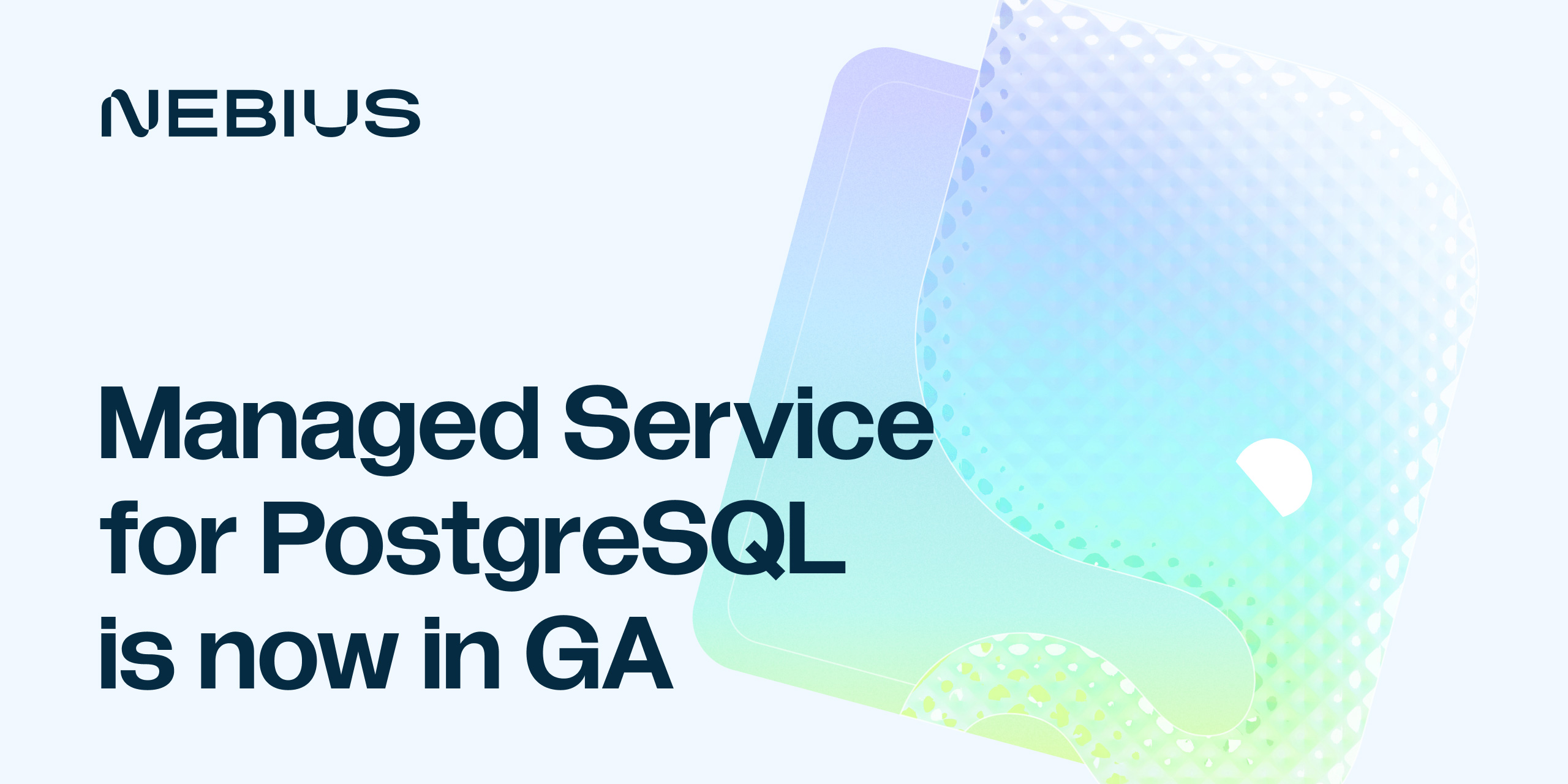 Introducing general availability of Managed Service for PostgreSQL